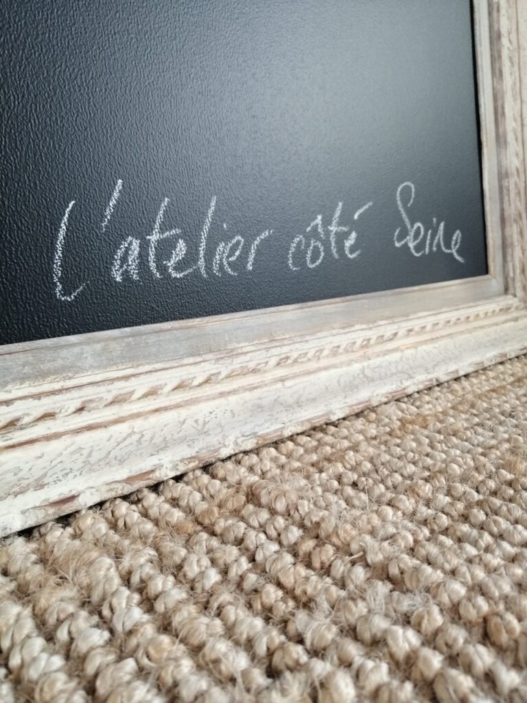 Tableau ardoise vintage grand format • L'Atelier Côté Seine